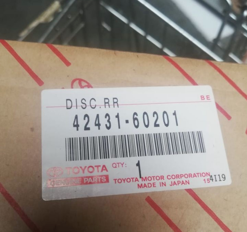 Диск тормозной Toyota Prado Lexus GX 4243160201 на Toyota 4Runner V ...