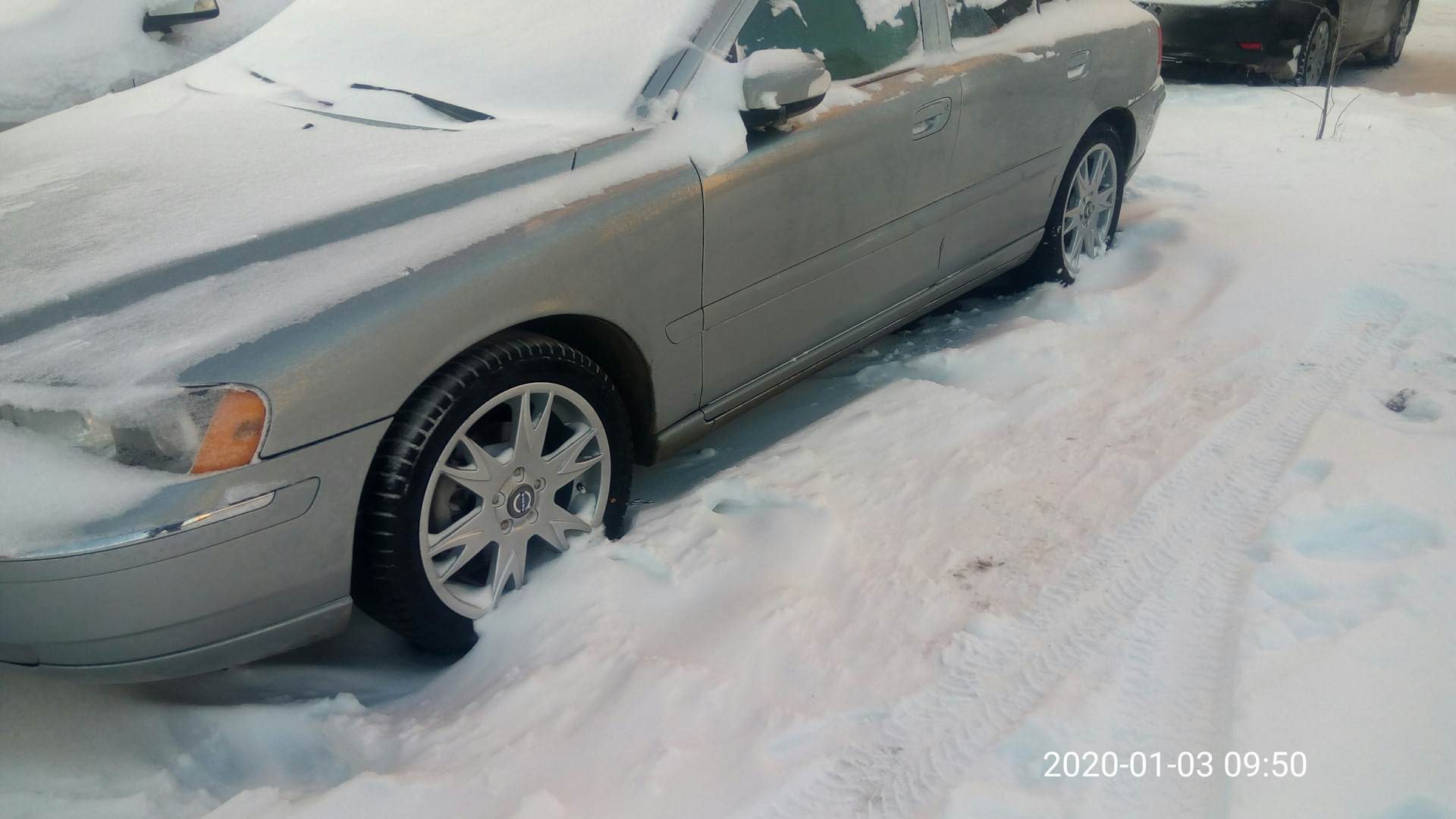 Зима.Triangle PL-01. Покраска дисков. — Volvo S60 (1G), 2,4 л, 2007 ...