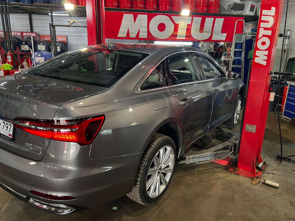 Замена масла в АКПП Audi A6 ZF 8hp65a в СПб — Motul Team на DRIVE2