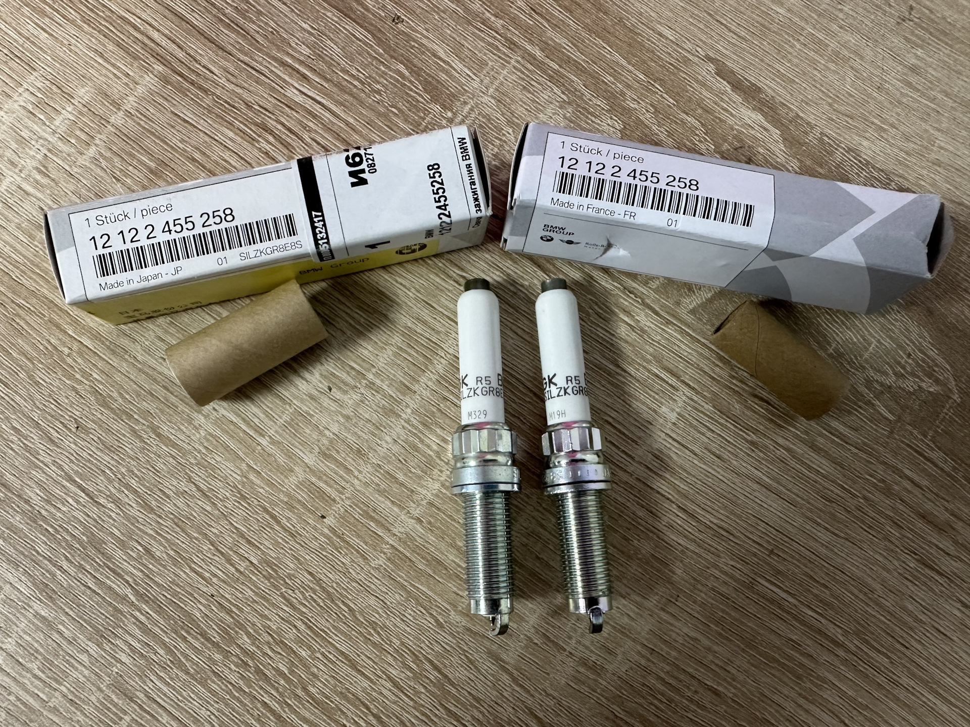 Свечи BMW (NGK) оригинал vs подделка — MINI John Cooper Works, 2 л ...