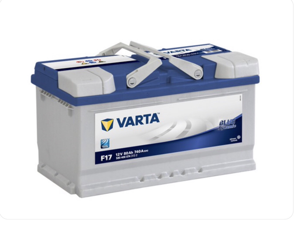 5804060743132 Аккумулятор автомобильный Varta Blue Dynamic F17 6СТ-80 VARTA | Запчасти на DRIVE2