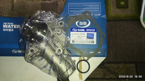 2510032590 Насос охлаждающей жидкости KIA HYUNDAI | Запчасти на DRIVE2