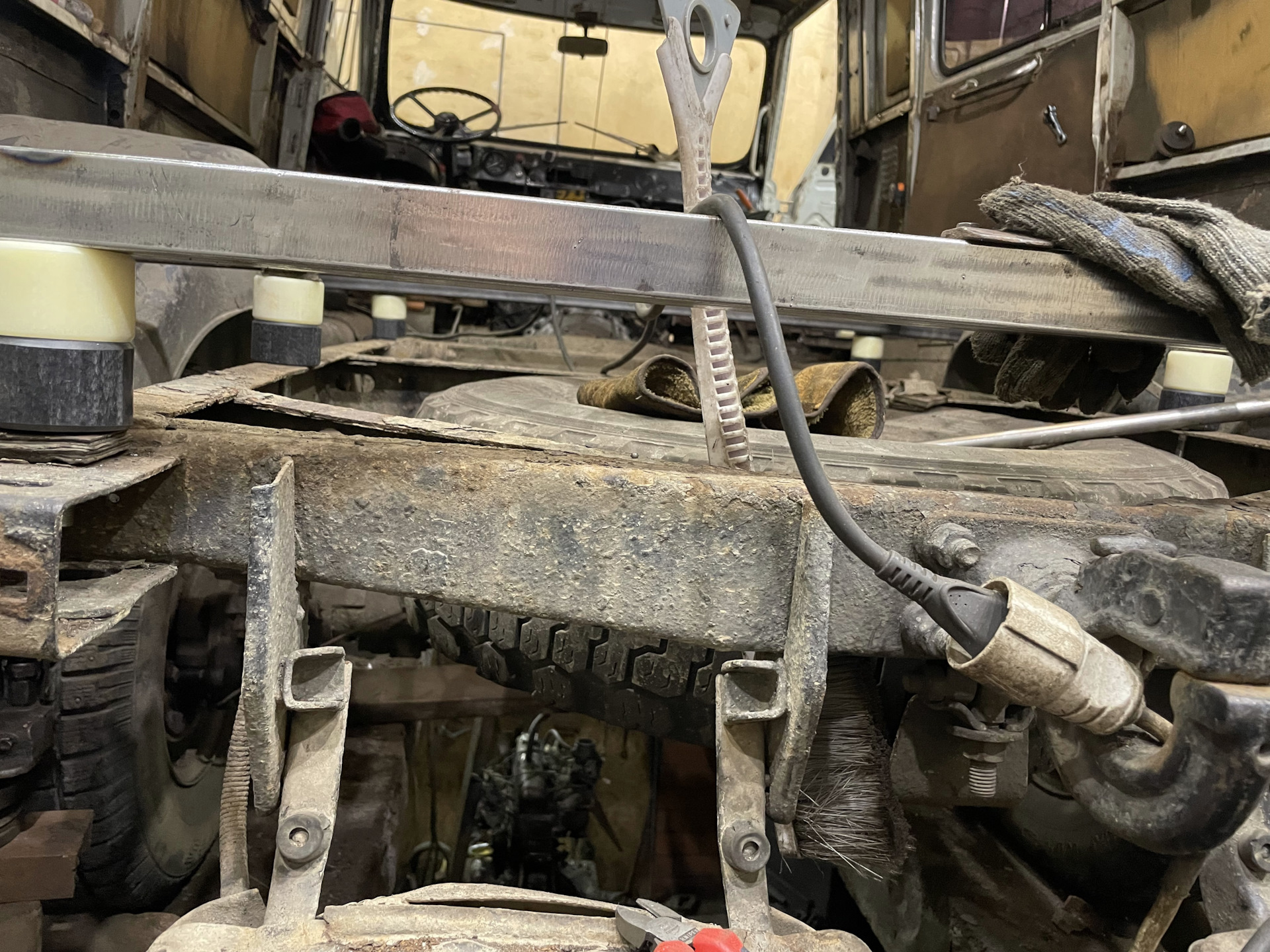 Я просто хотел сделать выхлопной тракт — УАЗ 3962, 2,5 л, 2000 года ...