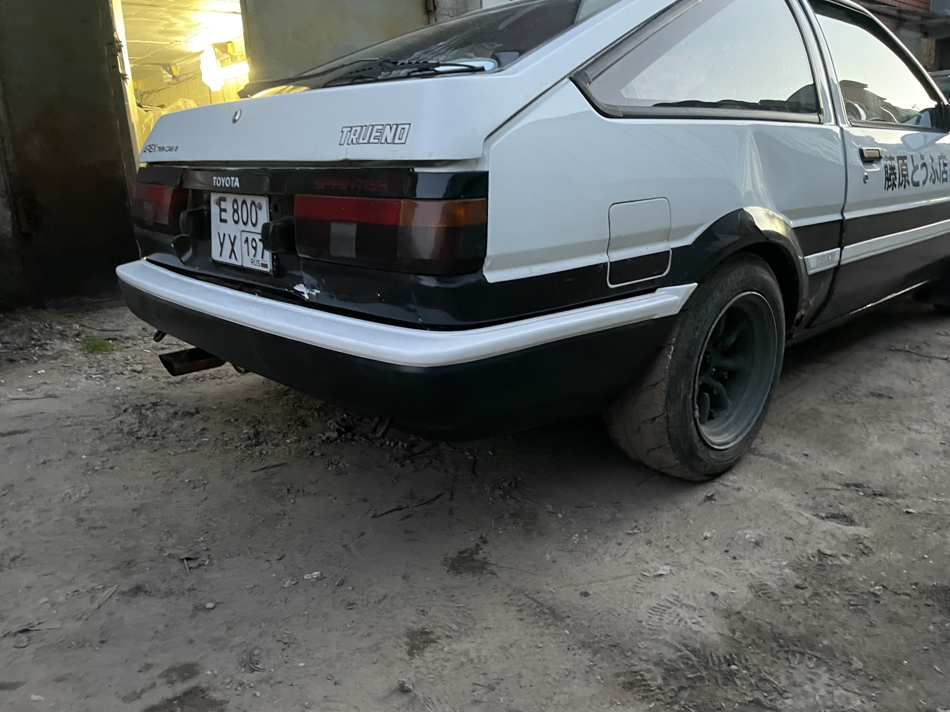Надо бы подправить видок — Toyota Sprinter Trueno (85), 1,6 л, 1984 ...