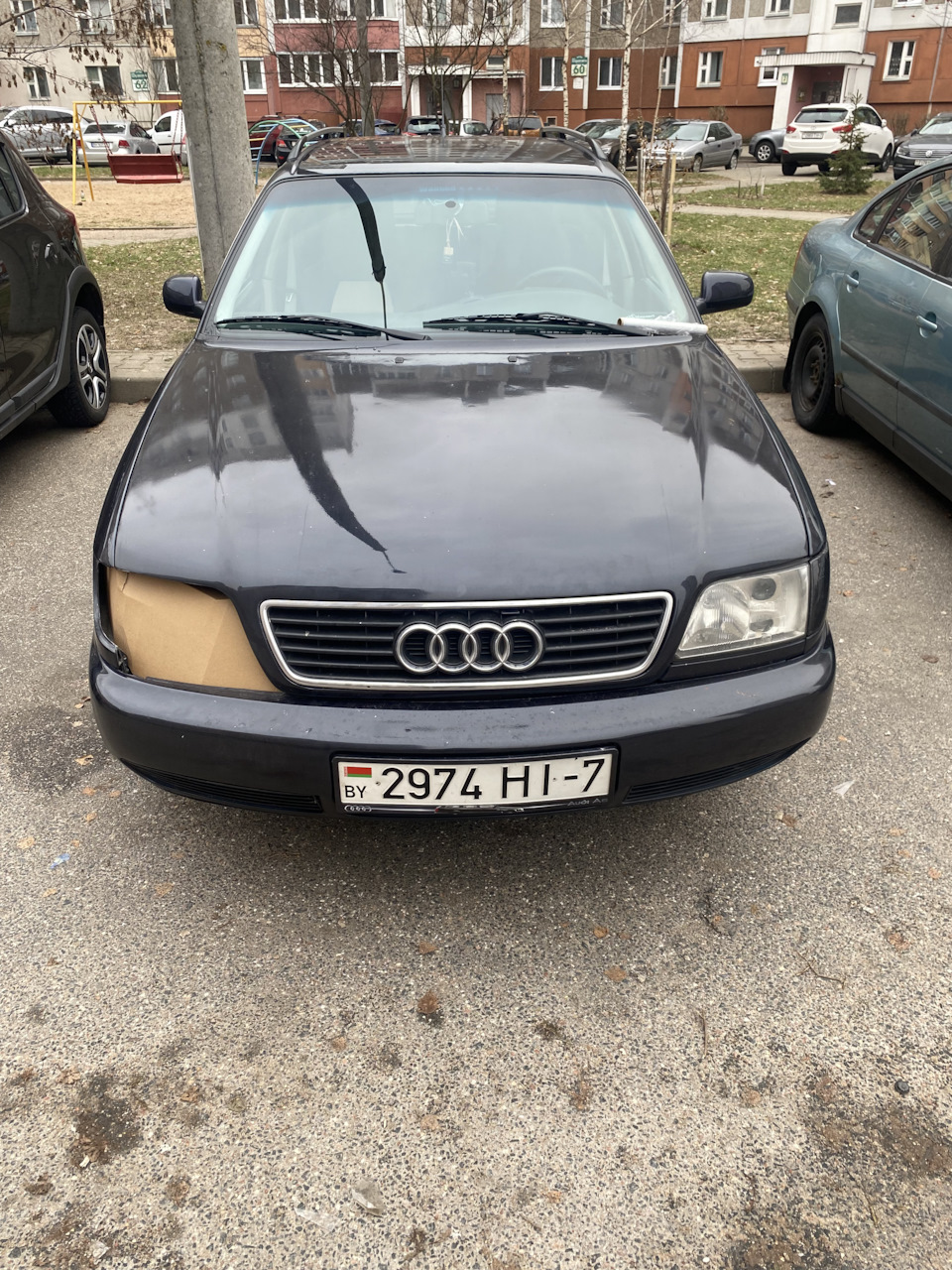 Фары передние — Audi A6 Avant (C4), 2,6 л, 1996 года | поломка | DRIVE2