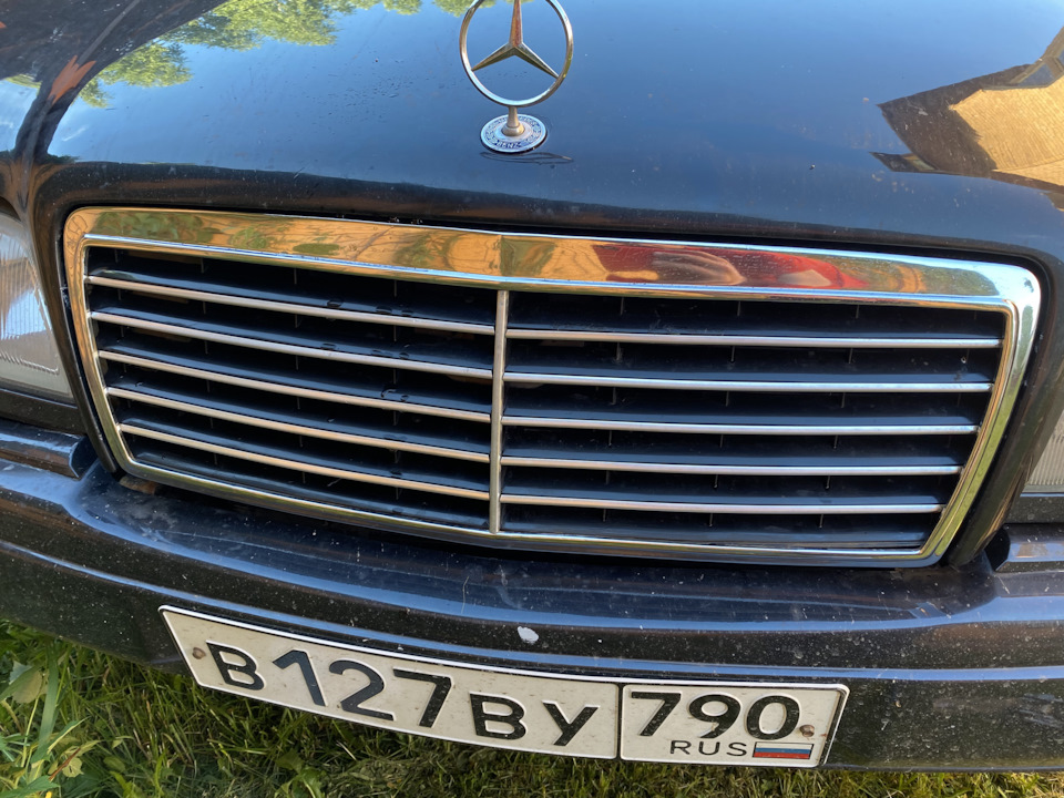 Решетка радиатора — Mercedes-Benz C-class (W202), 1,8 л., 1999 года ...