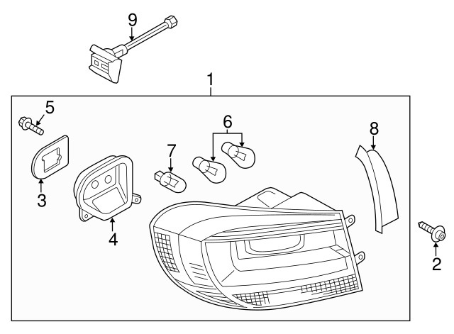 5N0945257D Опора лампы VAG | Запчасти на DRIVE2