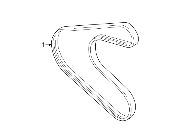 1340A249 Serpentine Belt Mitsubishi | Запчасти на DRIVE2