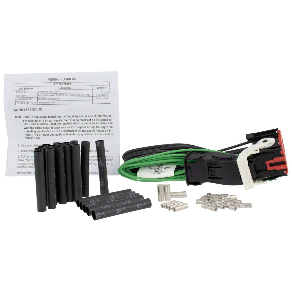 WPT1636 Running board motor connector. wire — 22 cavity. Motorcraft ...