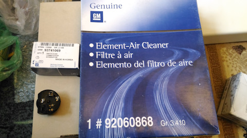 92060868 Фильтр воздушный GM | Запчасти на DRIVE2