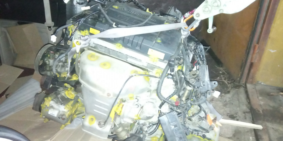 +Турбо табуретка, Свап 4G15 GDI в 4G93T GDI, начало. — Mitsubishi Dingo ...