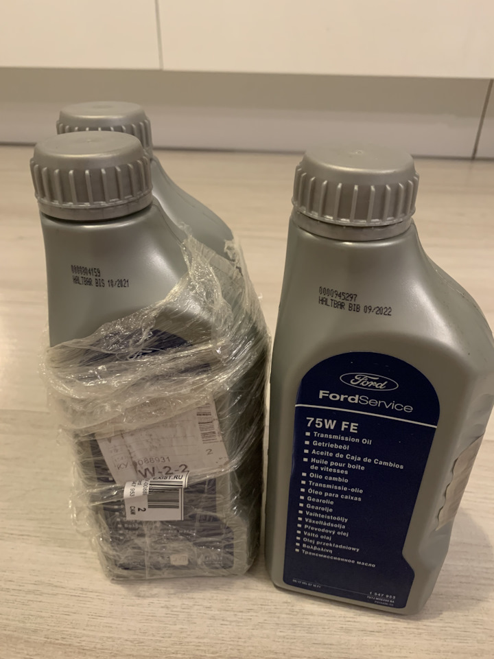 1547953 Масло трансмиссионное МКПП 1L 75W FE / МКПП (MMT6) Ford ...