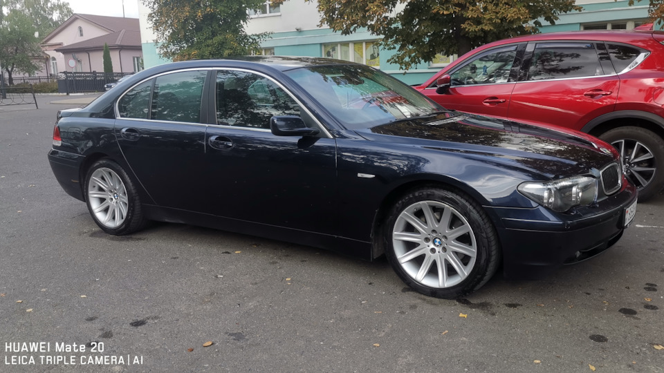 Замена заднего левого развального рычага — BMW 7 series (E65/E66), 3 л, 2003 года | своими ...