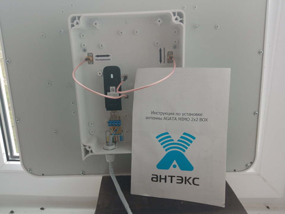 Антенна 4G АГАТА MIMO 2x2 Box — DRIVE2
