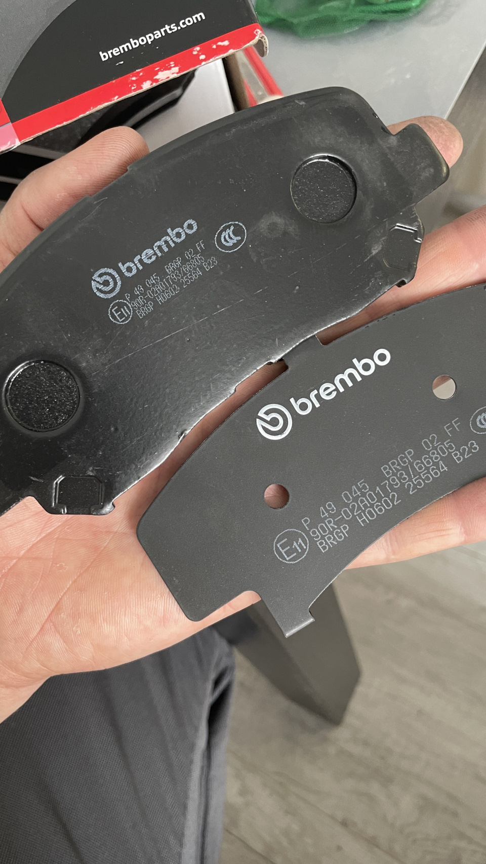 P49045 Тормозные колодки brembo | Запчасти на DRIVE2