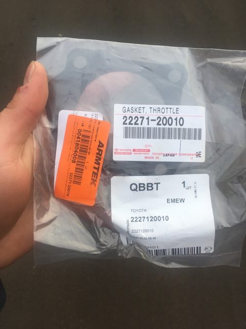 2227120010 Прокладка дроссельной заслонки TOYOTA LEXUS | Запчасти на DRIVE2