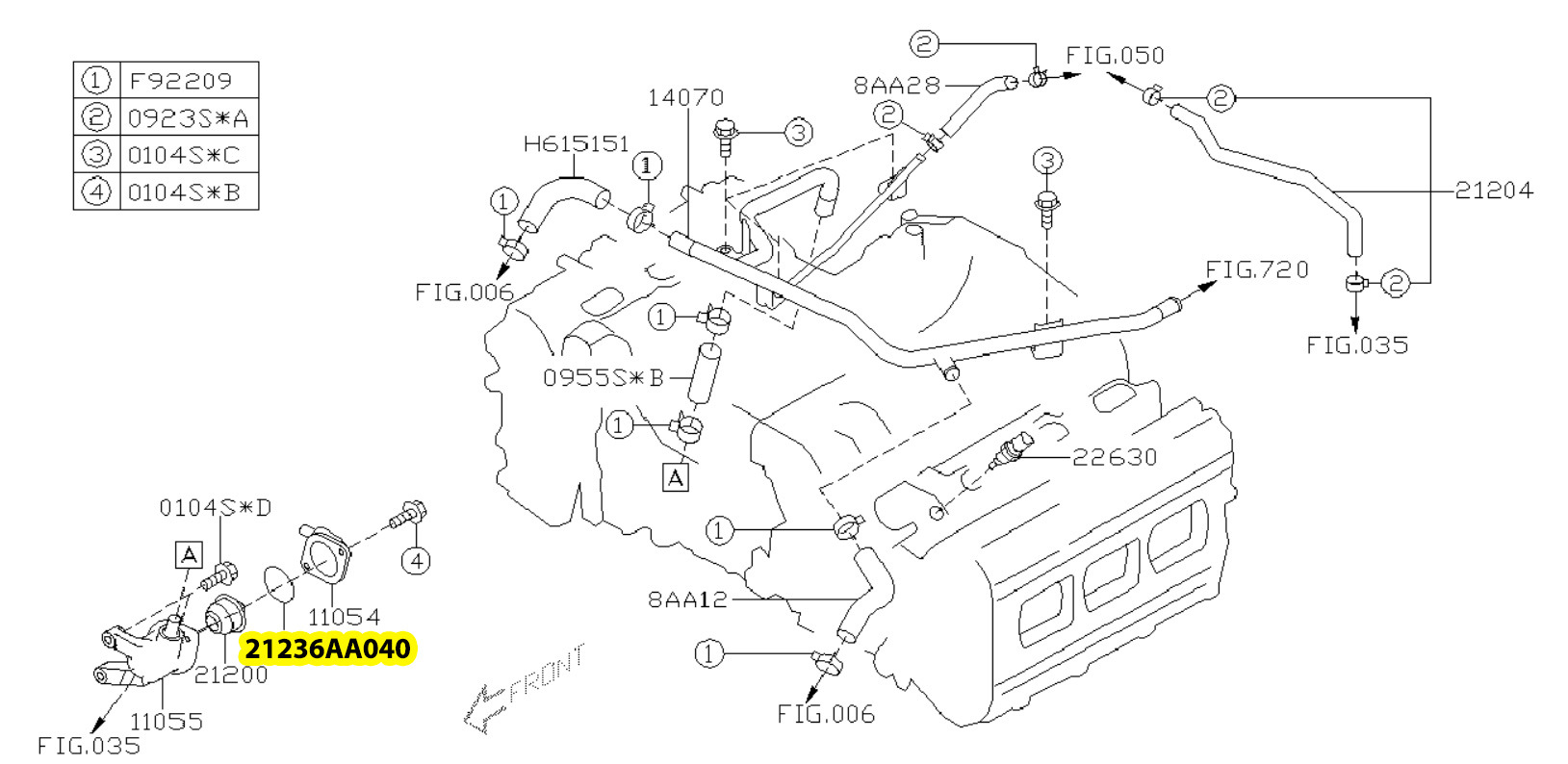 Замена всех трубок/шлангов/патрубков системы охлаждения. — Subaru ...
