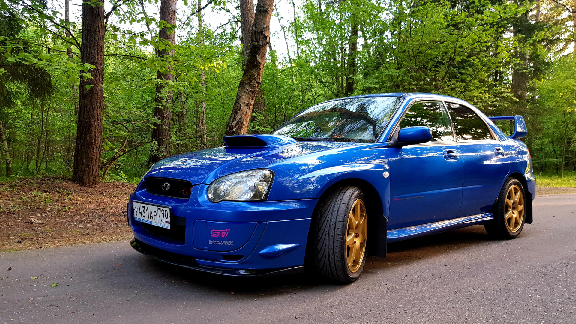 Золото Speedline — Subaru Impreza WRX STI (GD), 2 л, 2003 года ...