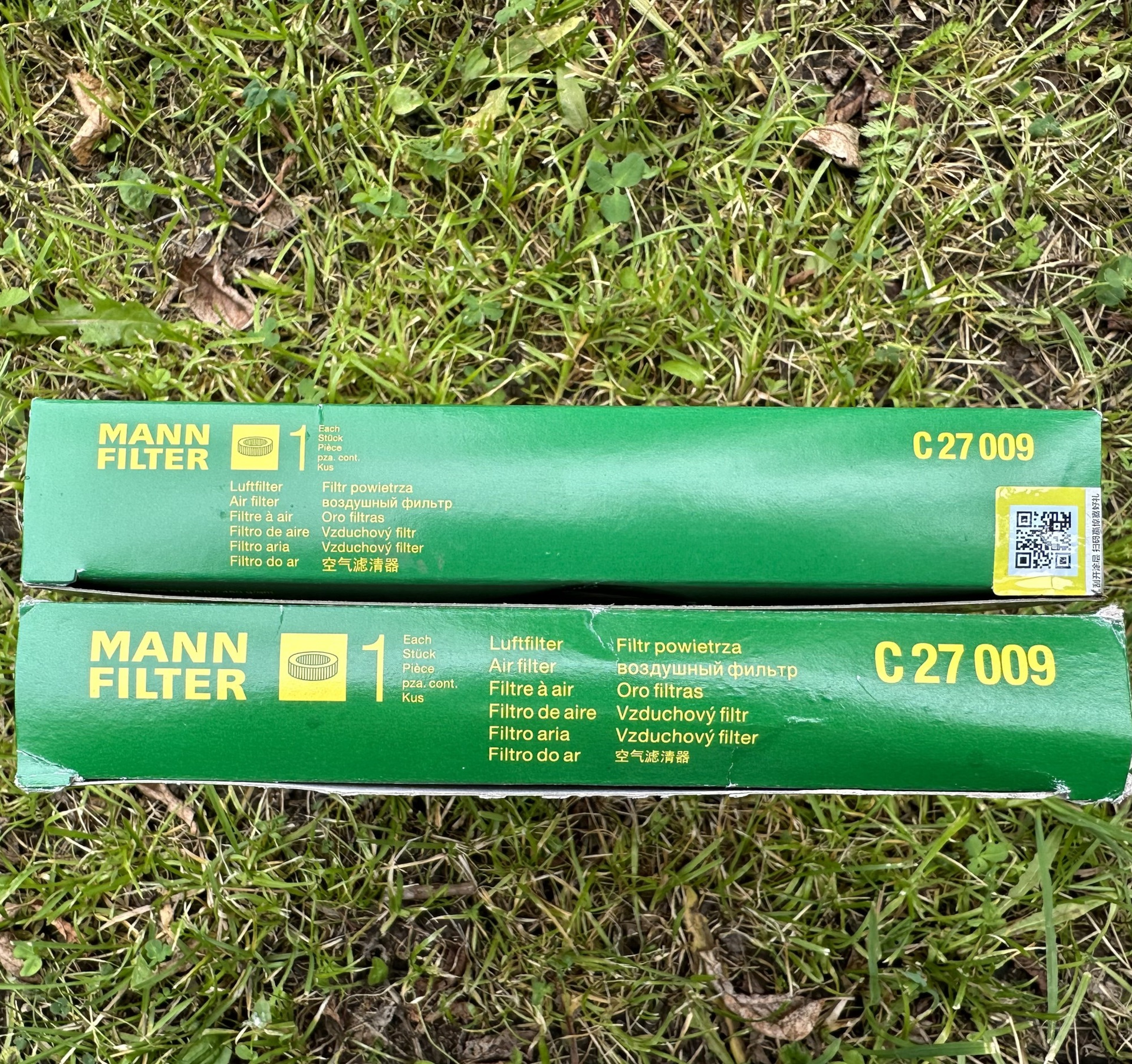 Фотосравнение воздущных фильтров MANN C27009 Китай и Германия ...