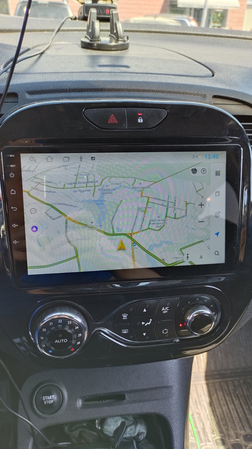 Замена штатной магнитолы — Renault Captur (1G), 1,6 л, 2017 года ...