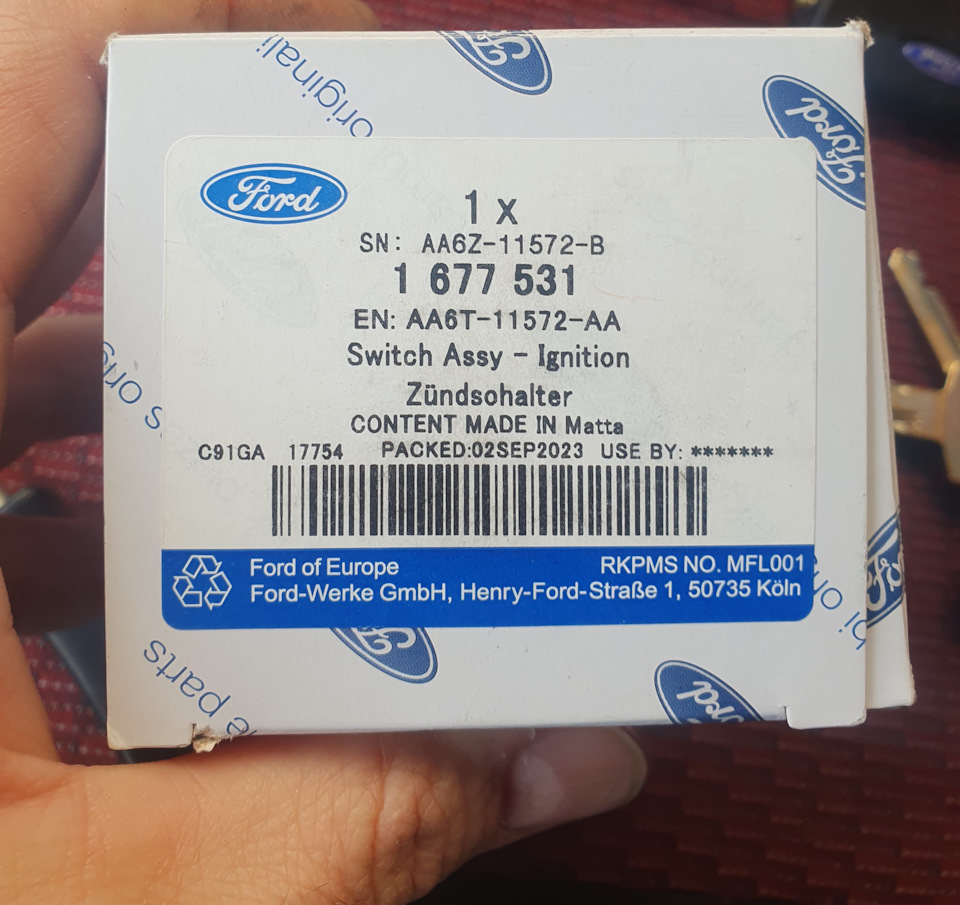 [48] Контактная группа — Ford Fiesta ST (Mk V), 2 л, 2008 года ...