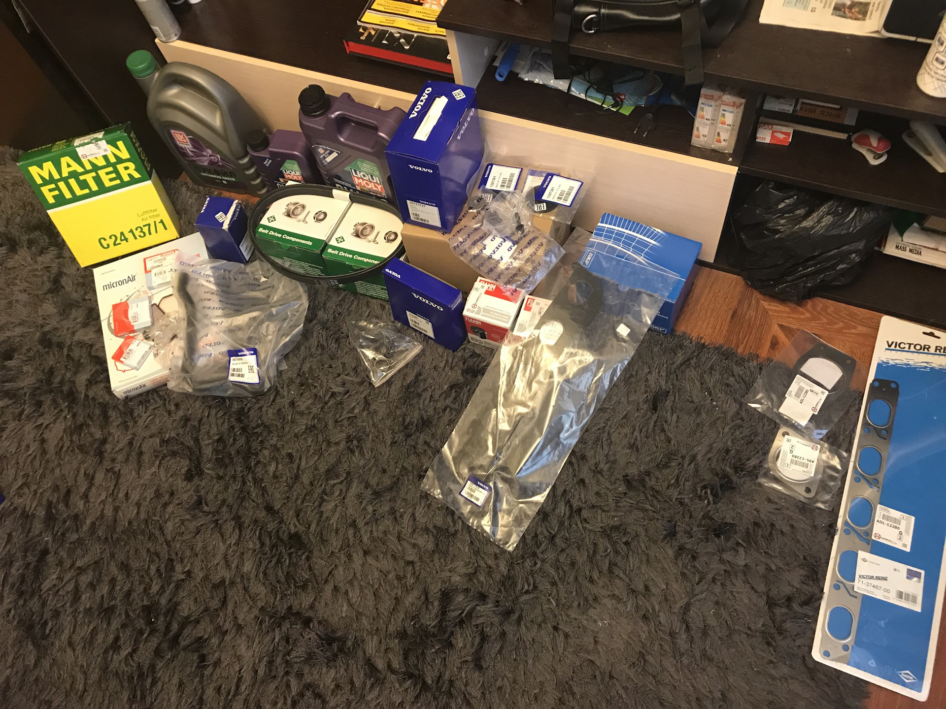 Большая профилактика — Volvo S40 (2G), 2,4 л, 2008 года | запчасти | DRIVE2