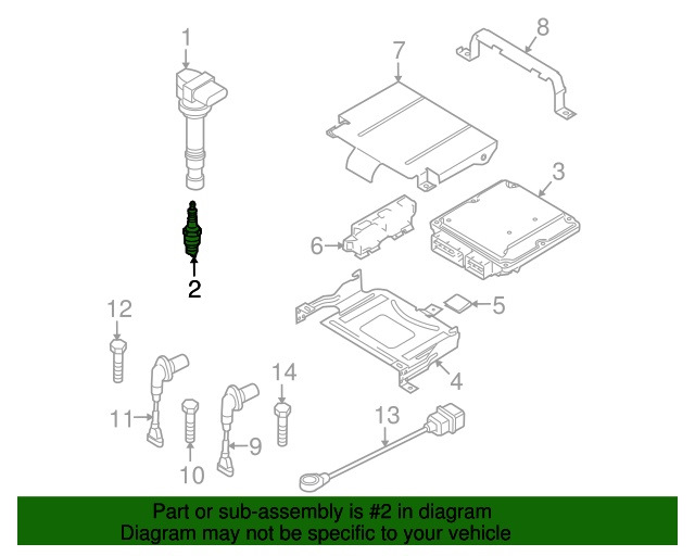 101905631H Свеча зажигания 1675 VAG | Запчасти на DRIVE2