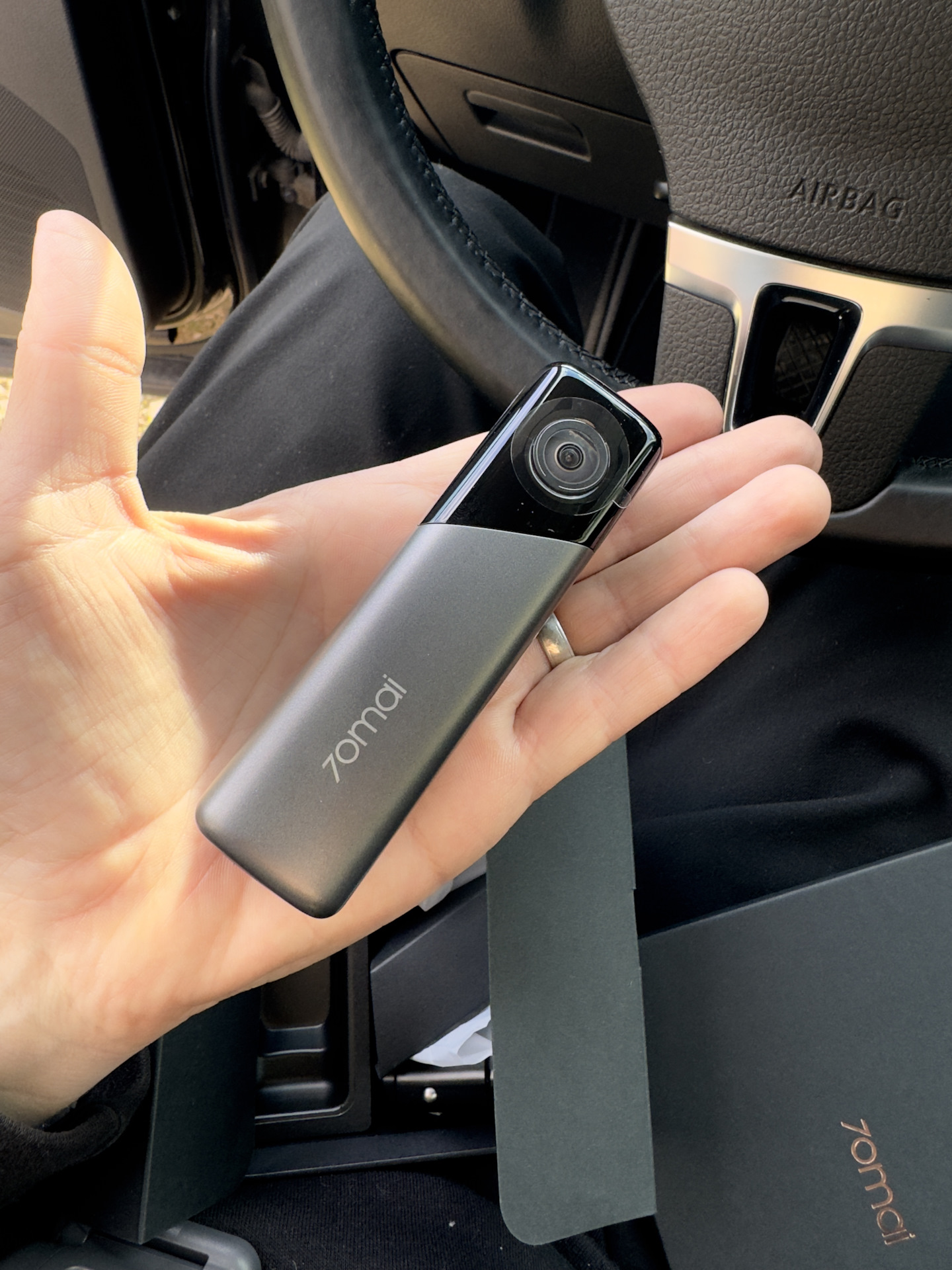 Установка регистратора от 70MAi 📷 — Volkswagen Tiguan (1G), 2 л, 2013 ...