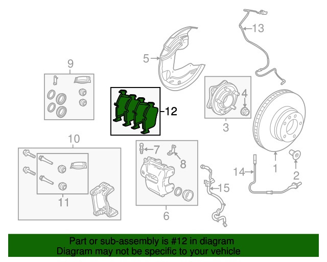 LR021253 Набор тормозных накладок Jaguar Land Rover | Запчасти на DRIVE2