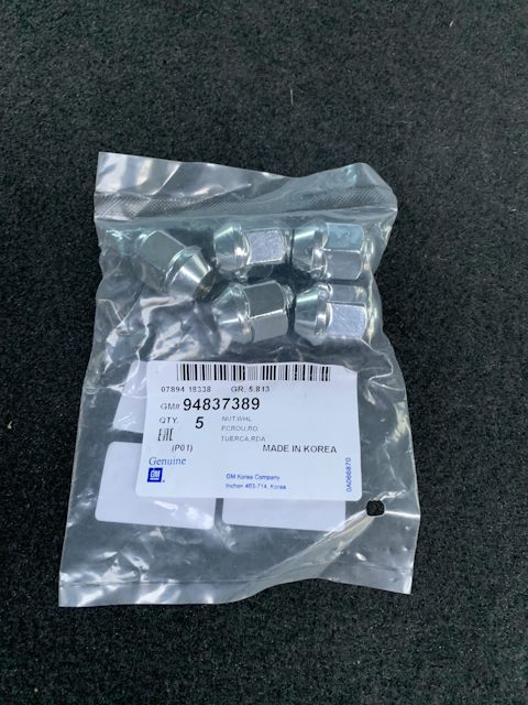 94837389 Гайка колесная GM | Запчасти на DRIVE2
