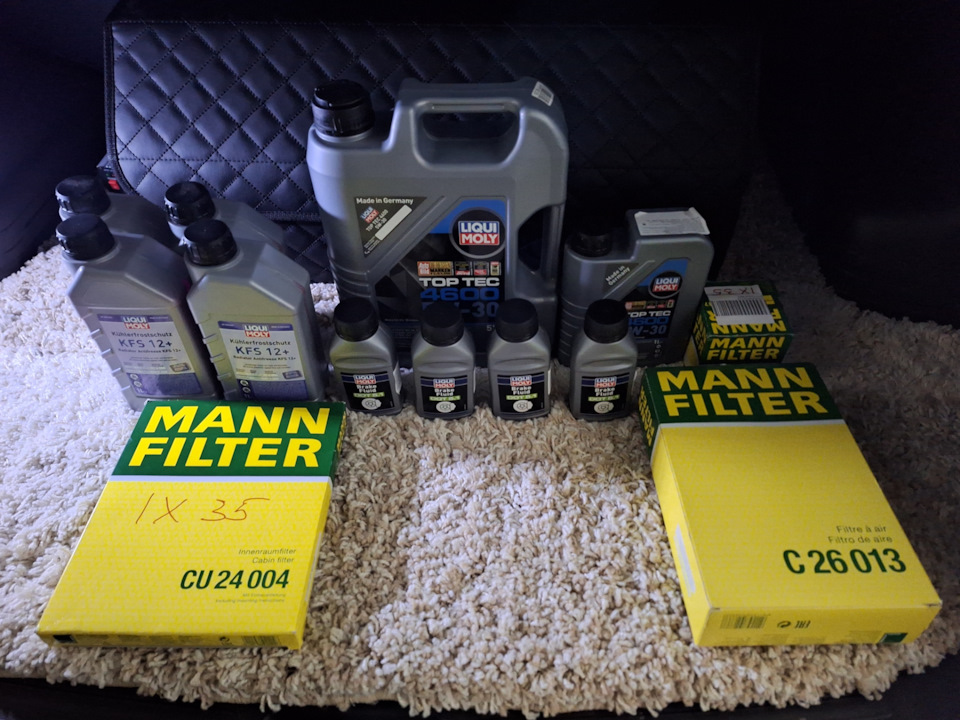 ТО Замена всех жидкостей и фильтров — Hyundai ix35, 2 л, 2011 года | плановое ТО | DRIVE2