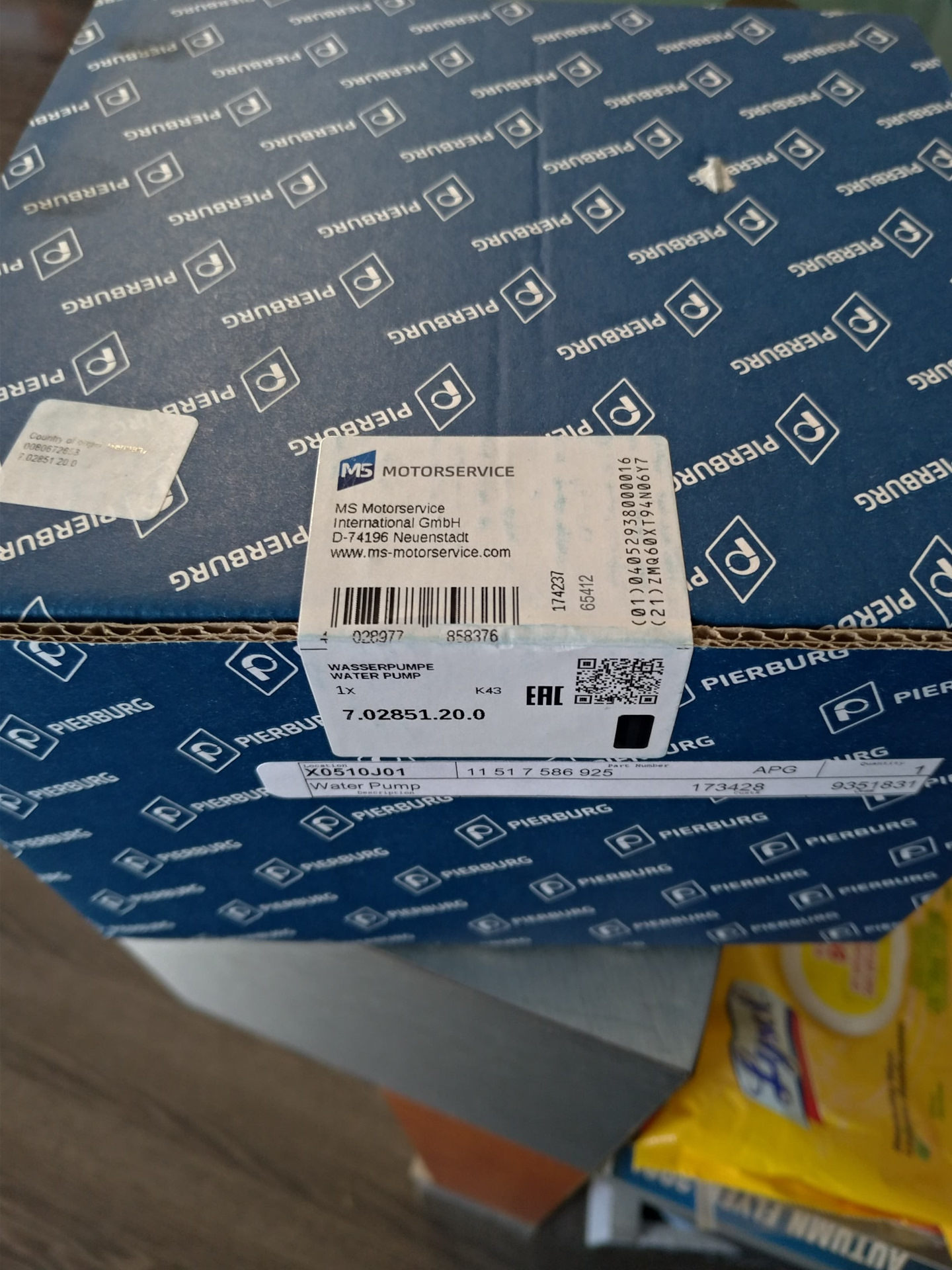 Не прошол и год а помпу под замену BMW e60 — BMW 5 series (E60), 3 л ...