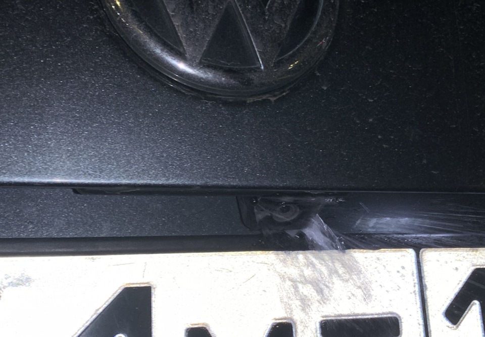 Омыватель камеры заднего вида — Volkswagen Jetta VI, 1,4 л, 2013 года ...