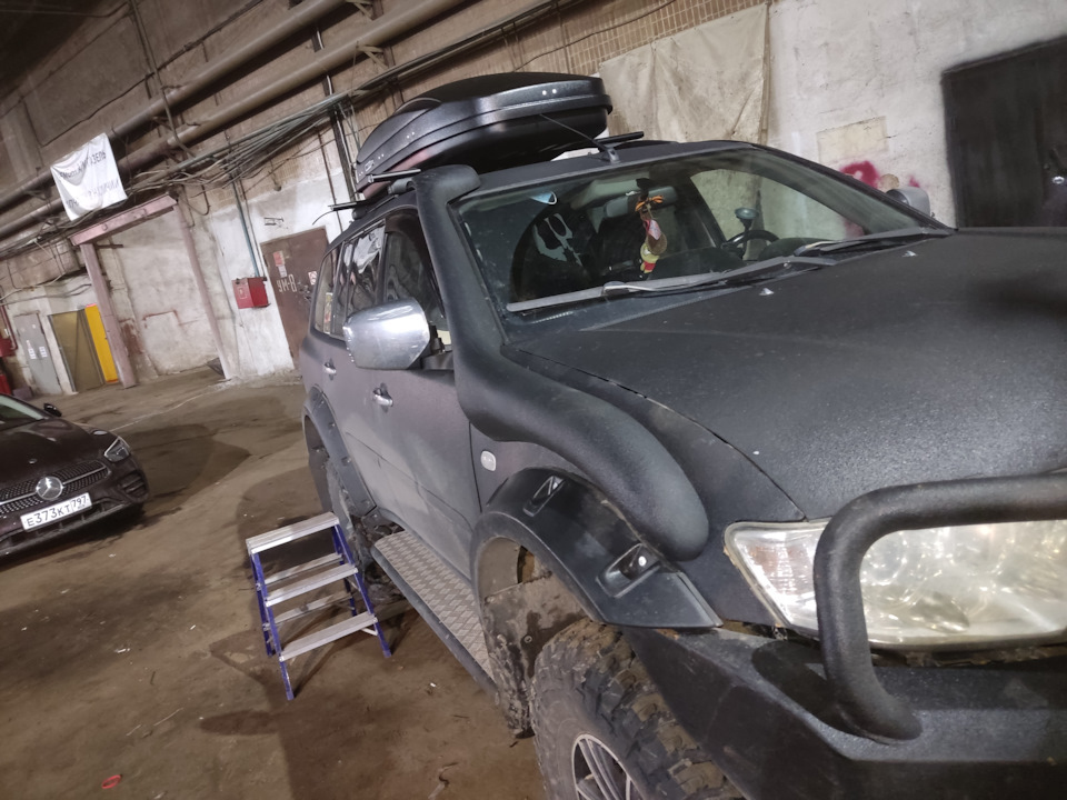 Автобокс на крышу — Mitsubishi Pajero Sport (2G), 2,5 л, 2013 года ...