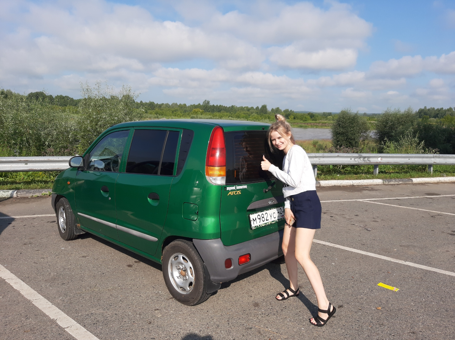 Поездка в Республику Алтай — Hyundai Atos, 1 л, 1998 года | покатушки ...