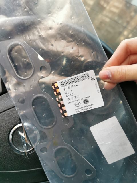 55565348 Прокладка выпускного коллектора GM | Запчасти на DRIVE2