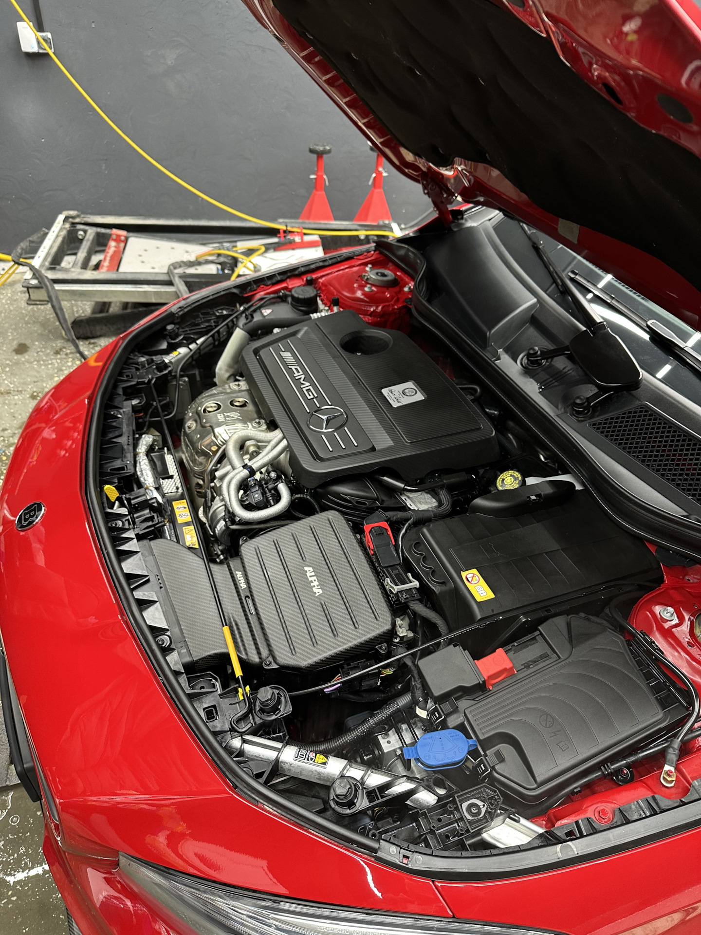 Обновил консервацию двигателя — Mercedes-Benz CLA 45 AMG (C117), 2 л ...