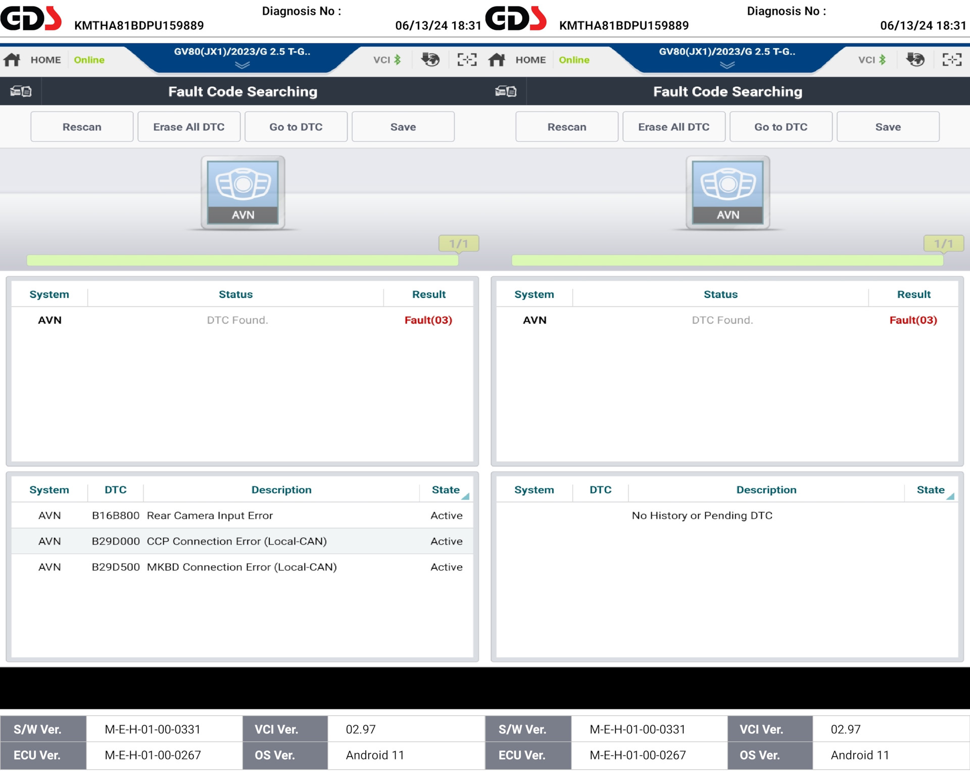 Genesis GV80 JX1 Smartstream G4KR 2.5T-GDI 304hp 8AT-4WD A8LR1 ...