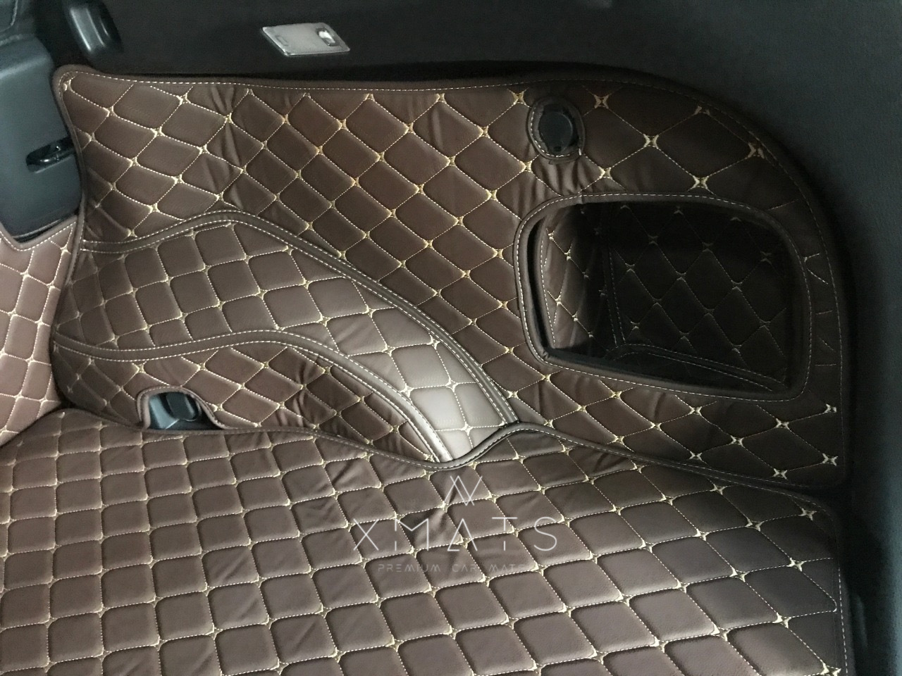Коврики из экокожи в багажник на Toyota RAV4 XA50. 3D коврики из ...