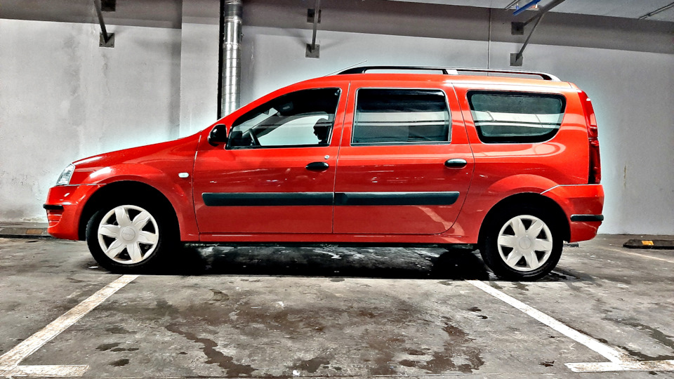 Dacia Logan MCV (1G) 1.4 гибридный (Plug-in) 2009 | Red Wings на DRIVE2