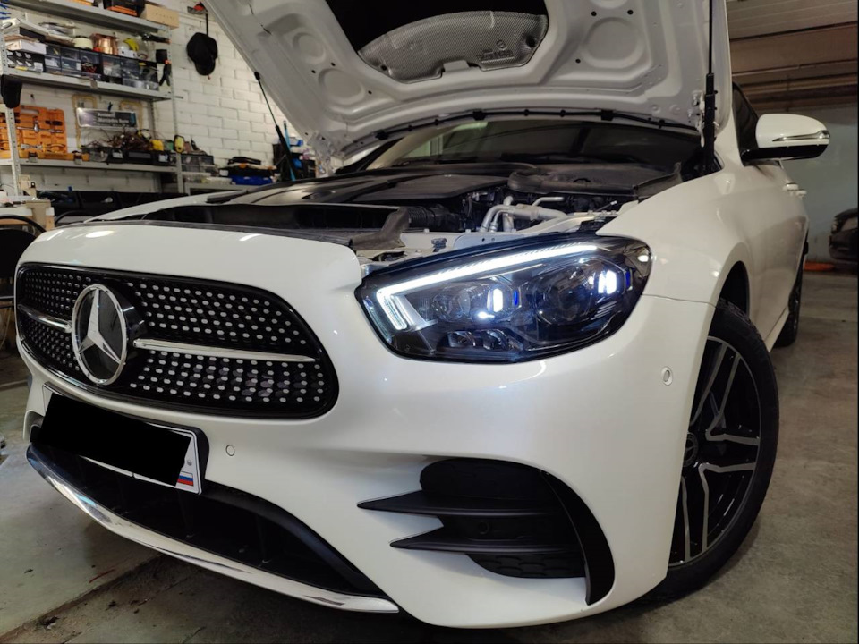 E350d W213 фары Multibeam — AMG77 на DRIVE2