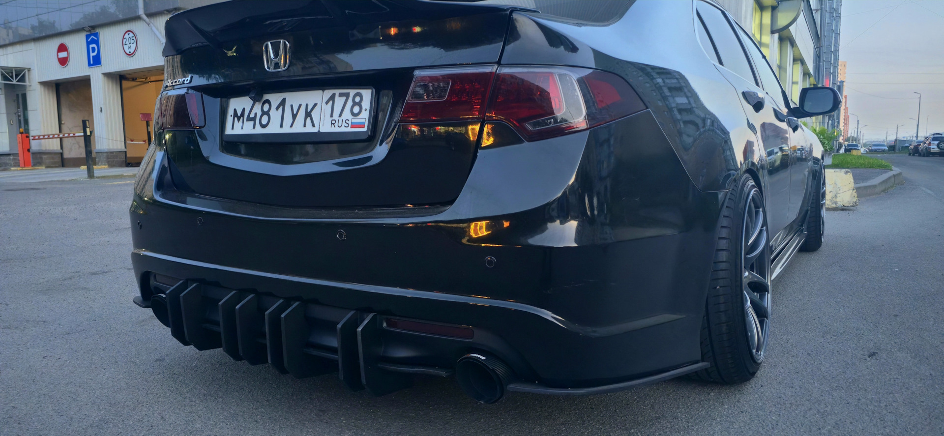 Обновил диффузор — Honda Accord (8G), 2,4 л, 2008 года | тюнинг | DRIVE2