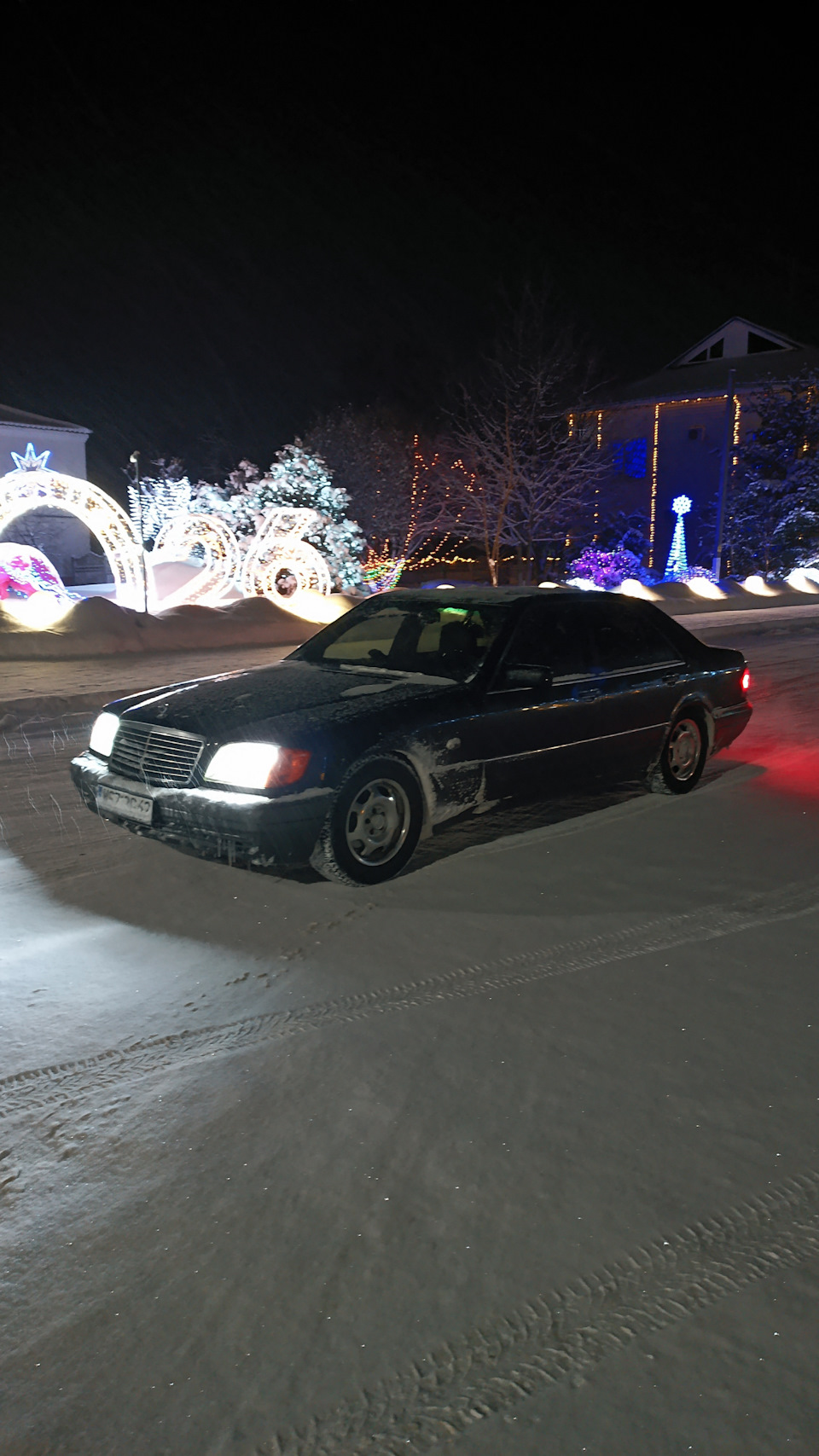 Просто зимние фотки — Mercedes-Benz S-Class (W140), 3,5 л, 1995 года ...