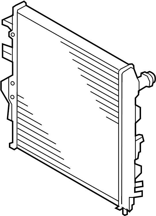 7P0121253A Радиатор системы охлаждения VAG | Запчасти на DRIVE2