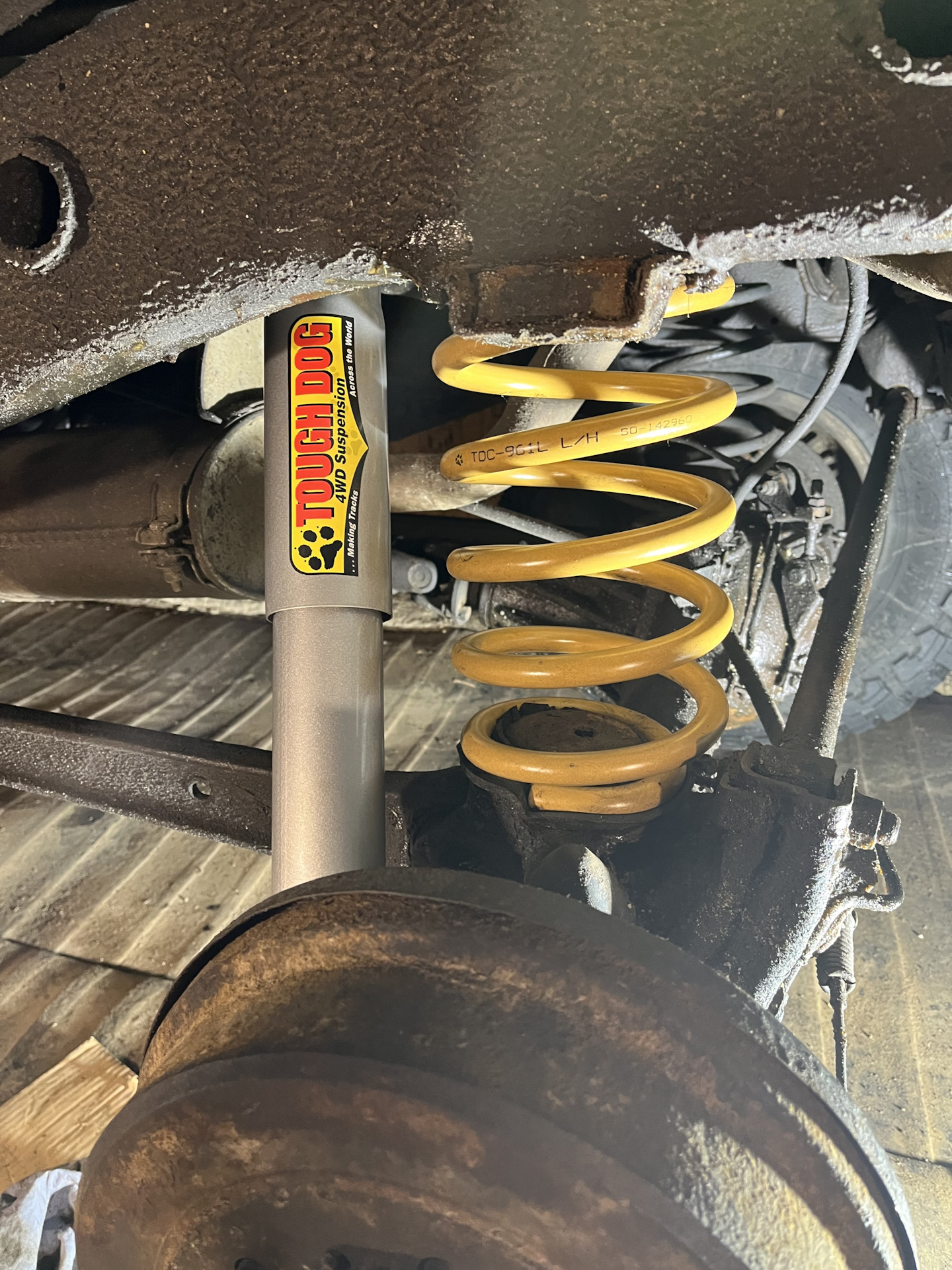 Подвеска Tough Dog — Toyota Land Cruiser 70, 2,4 л, 1991 года ...