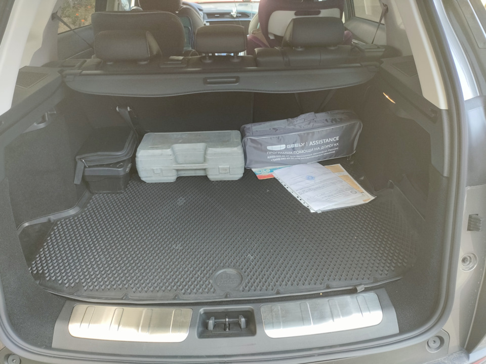 Коврик в багажник — Geely Atlas Pro, 1,5 л, 2024 года | аксессуары | DRIVE2