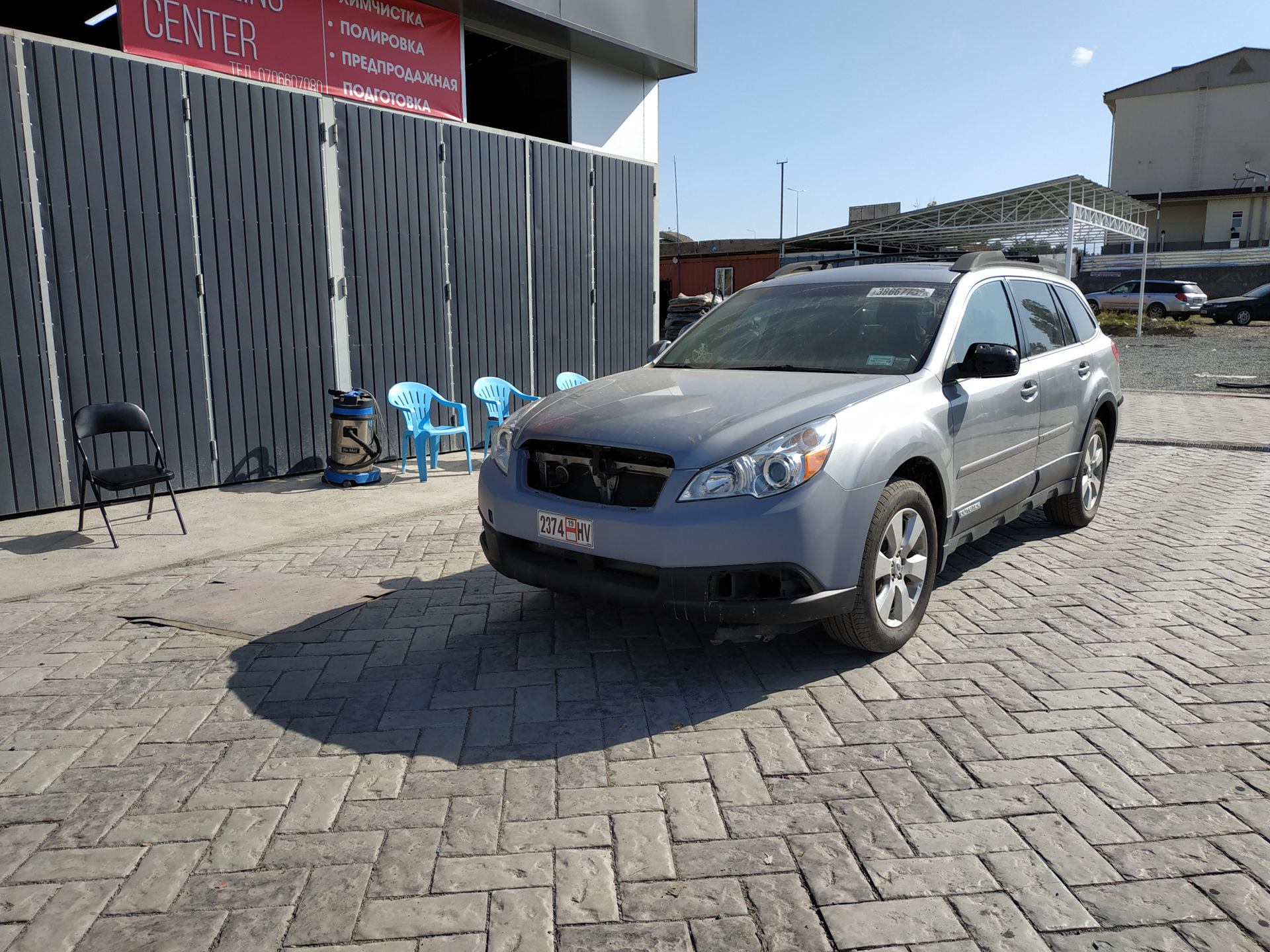 Первые шаги в восстановлении авто — Subaru Outback (BR), 2,5 л, 2011 ...