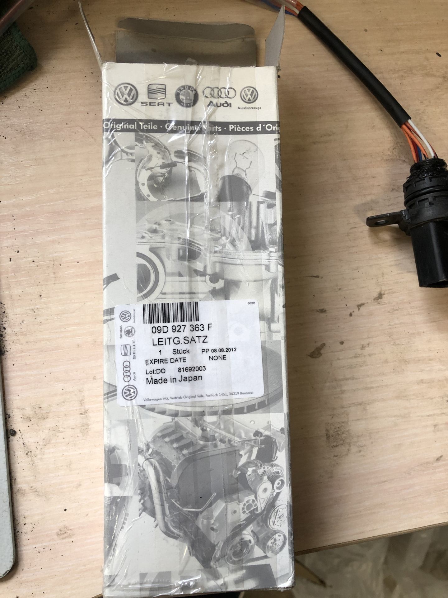 АКПП TR60-SN текут разъемы — Volkswagen Touareg (1G), 3,2 л, 2006 года ...