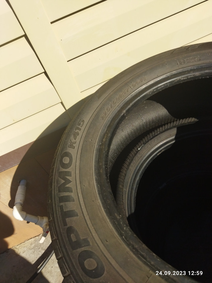 Шины летние Hankook 225/60 R17 на Hyundai ix35, KIA Sportage (4G ...