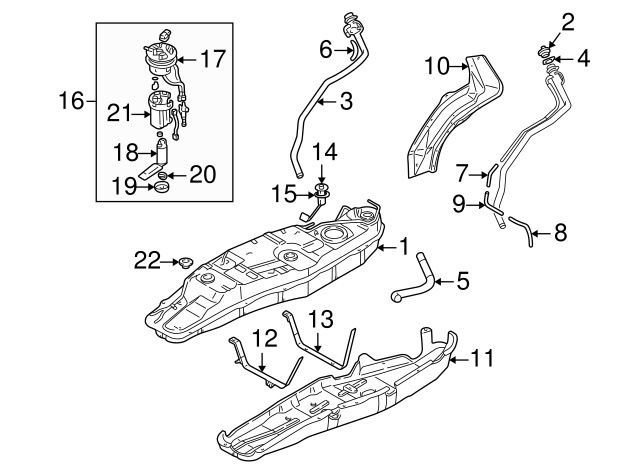 1760A294 Насос топливного бака Mitsubishi | Запчасти на DRIVE2